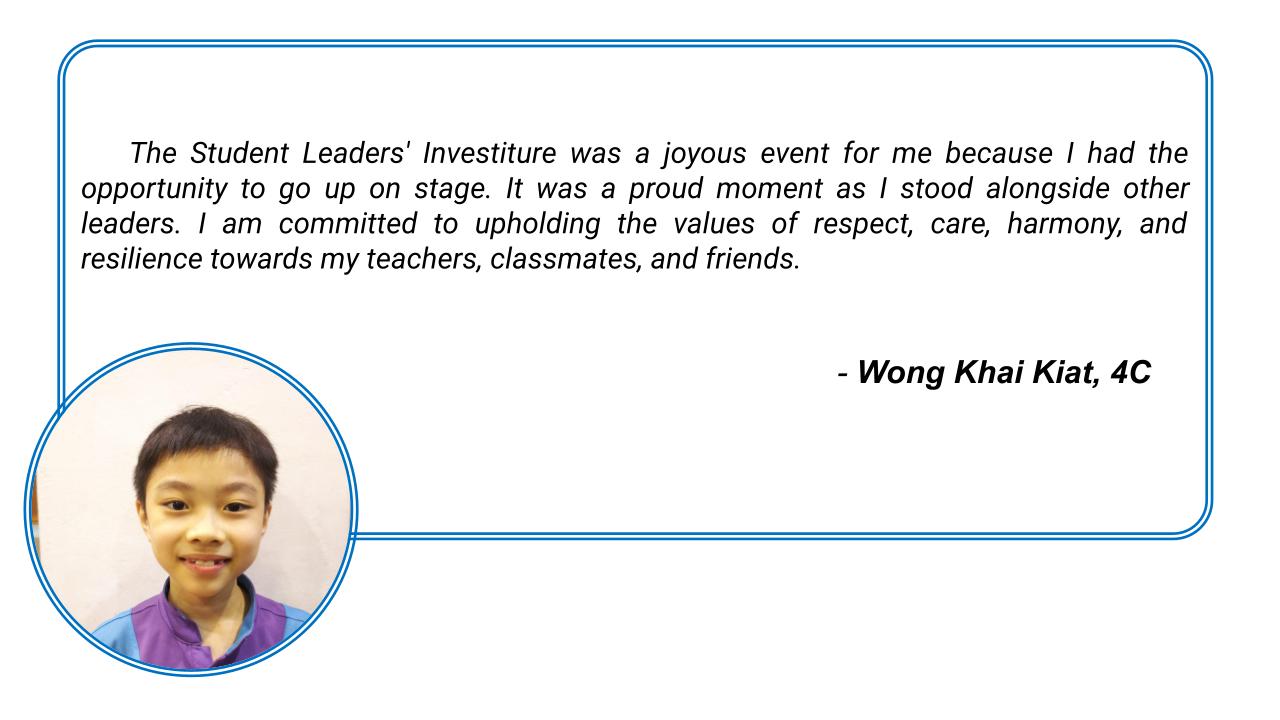 Student Leaders’ Investiture